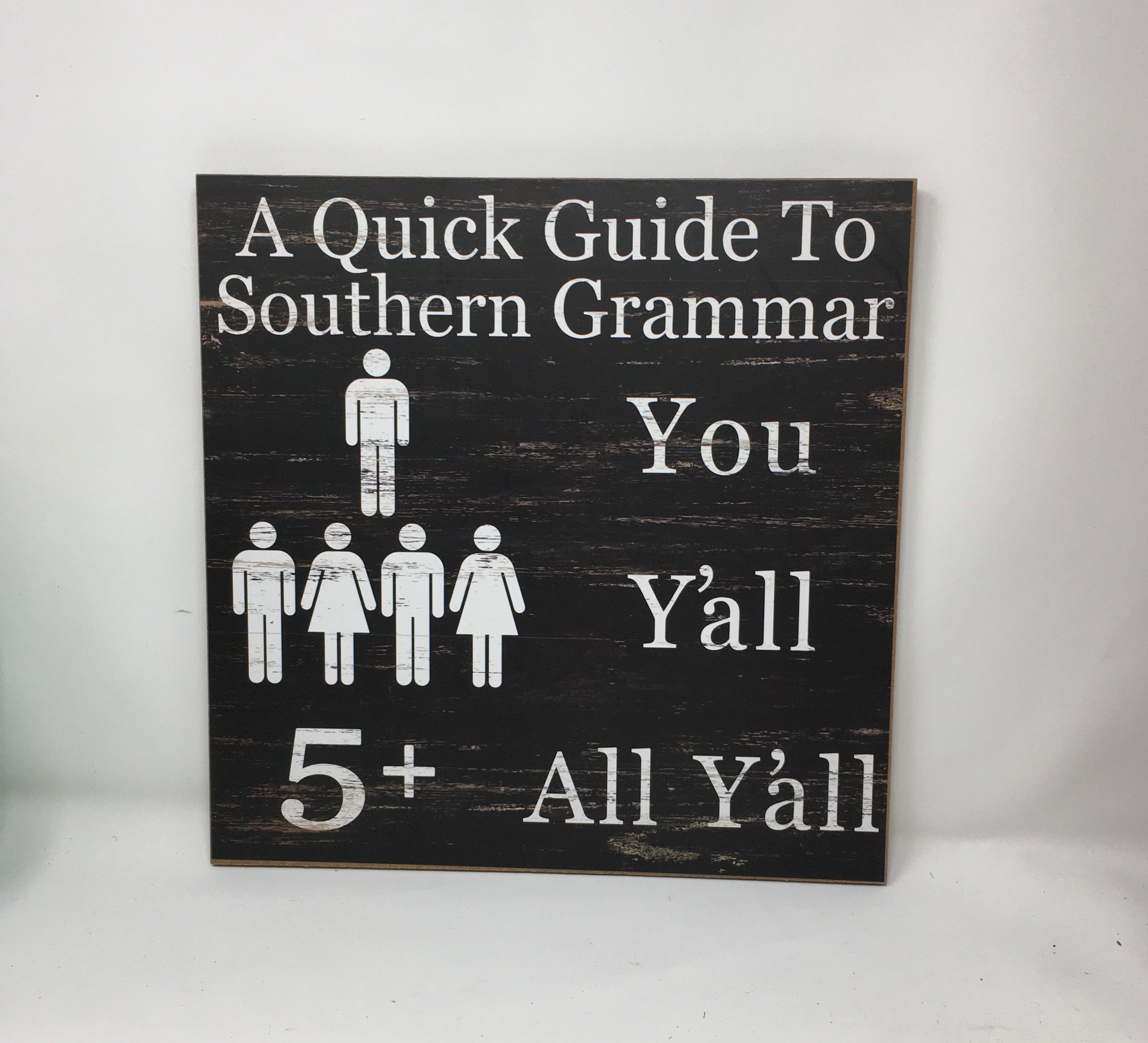 12” Square Southern Grammar Wreath Sign – foxwreathsupplies